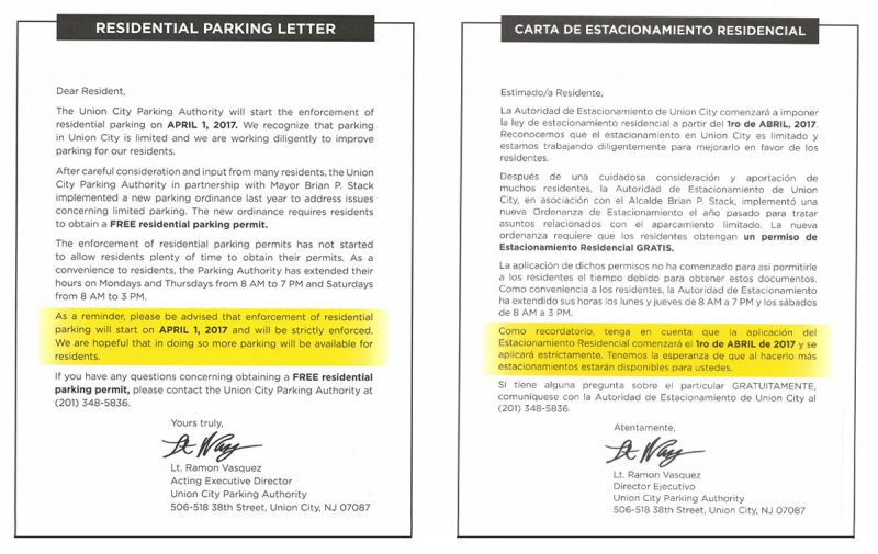 PARKING ENFORCEMENT – New Ordinance REQUIRES Free Residential Parking ...