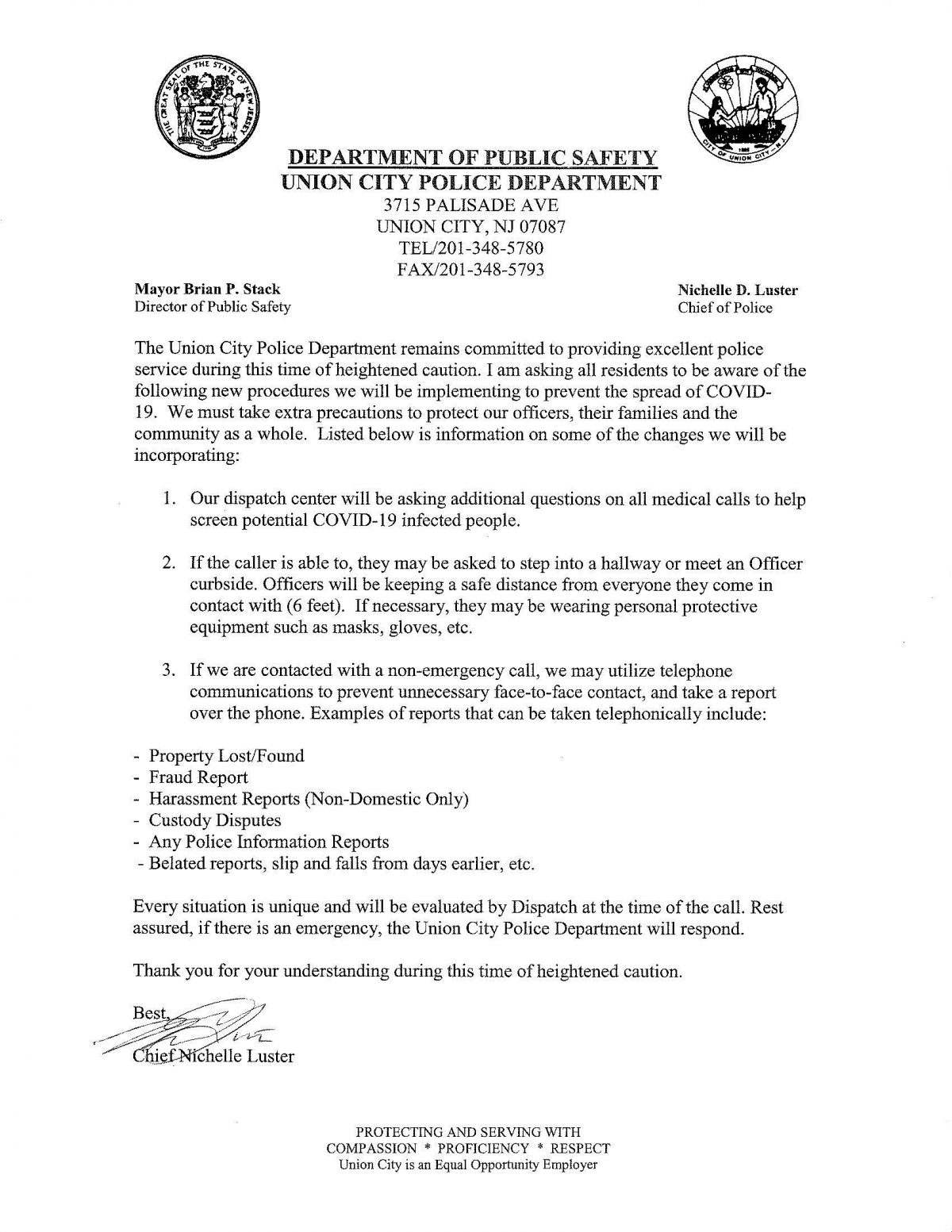 Current Events – Union City Police Department